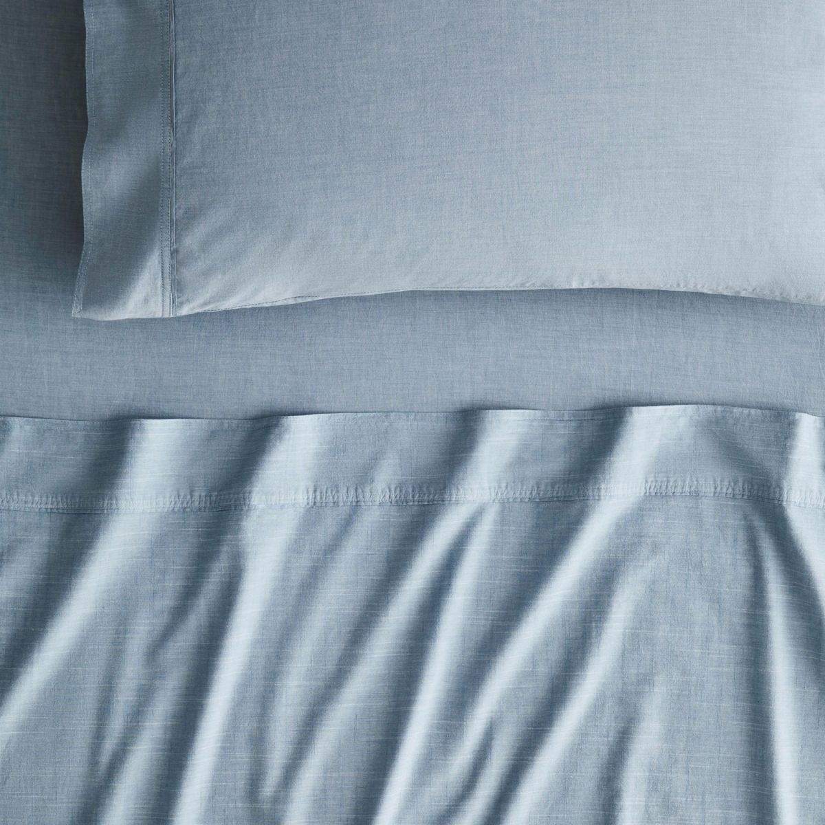 Reilly Fitted Sheet Chambray | Sheridan Australia