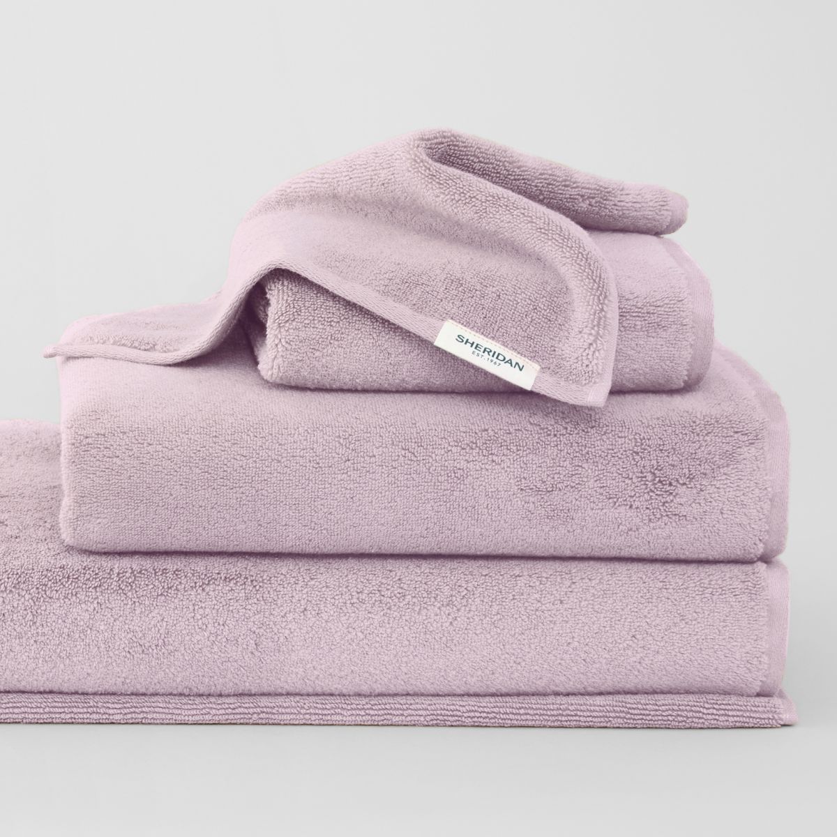 Aven Cotton Towel Collection Lilac | Sheridan Australia