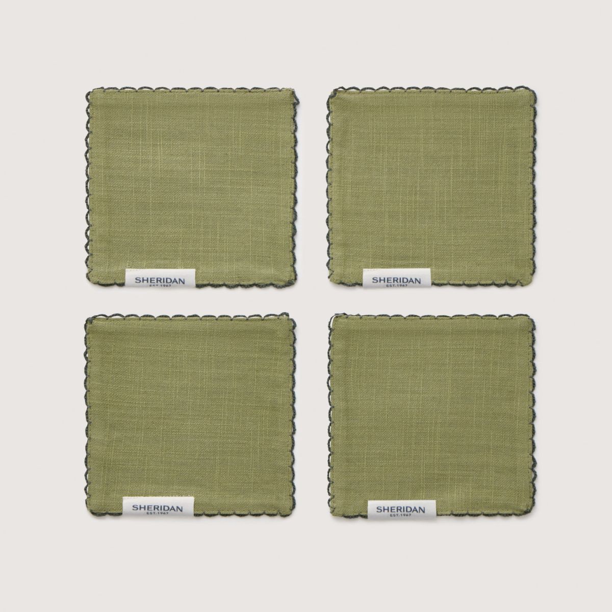 Buy garden Vina Coaster Set - Four Pack | Sheridan Australia